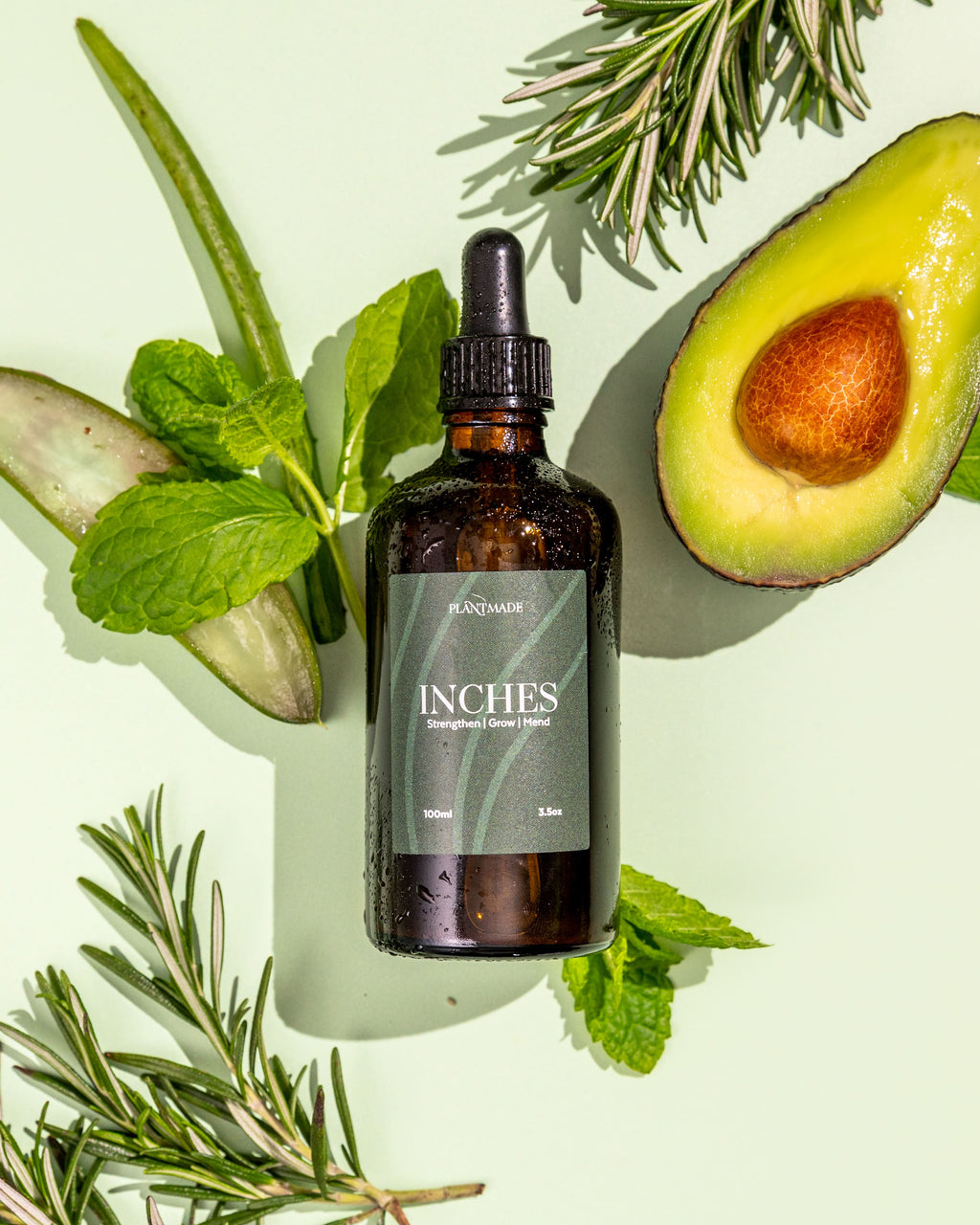 Inches - Hair & Beard Growth Oil – PLANTMADE